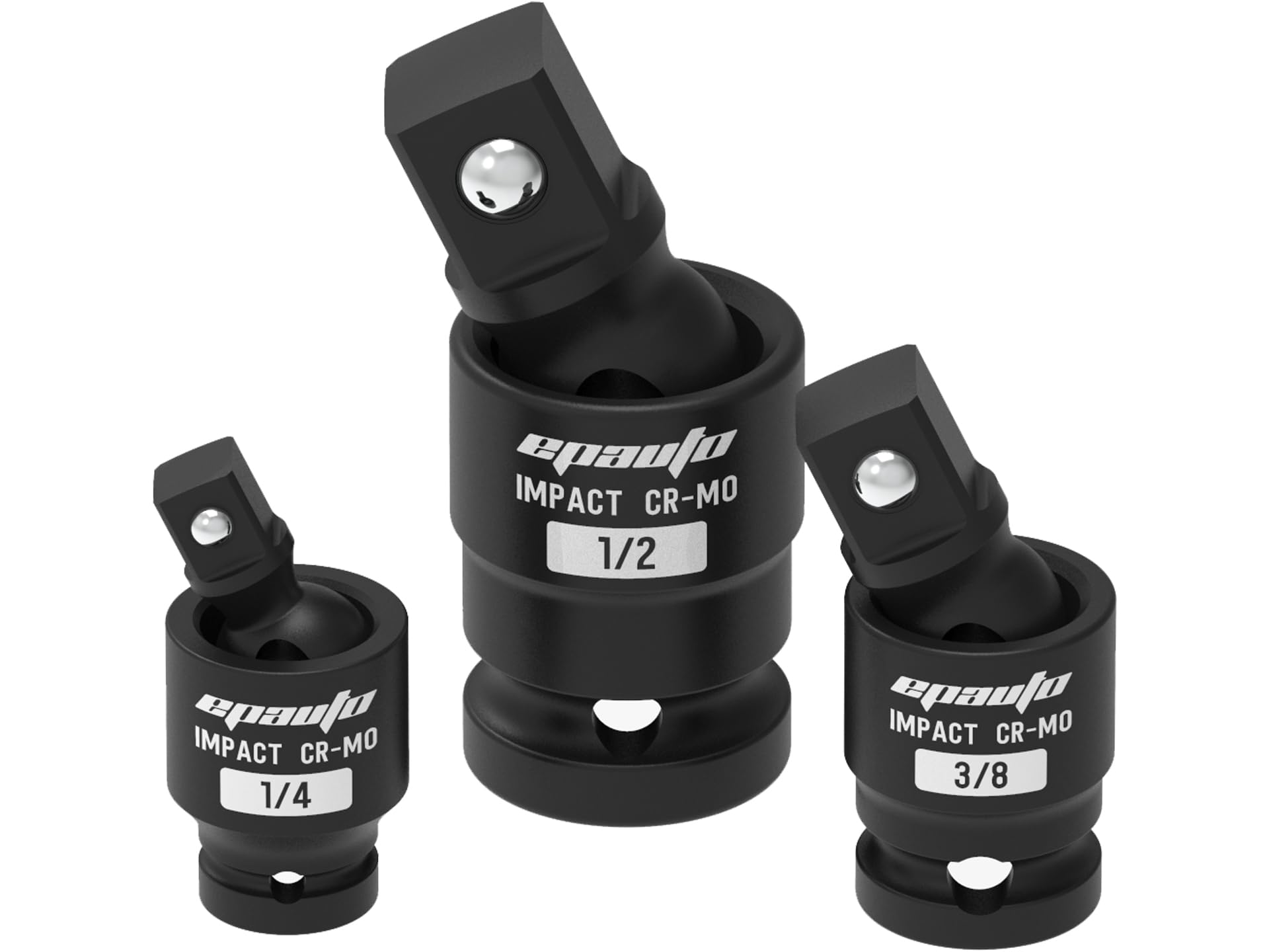 EPAuto Impact Universal 1/2", 3/8", and 1/4" Universal Joint Ball ...