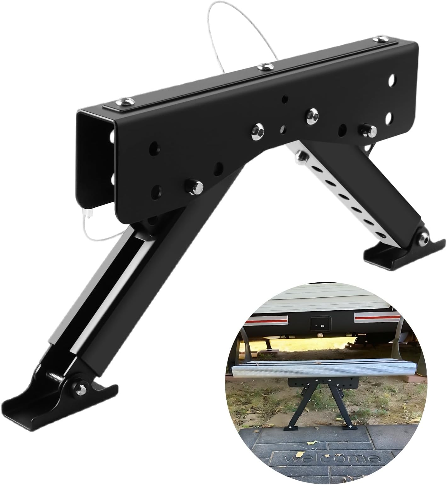 Amazon.com: Tesmirror RV Step Stabilizer for Camper Steps RV Step ...