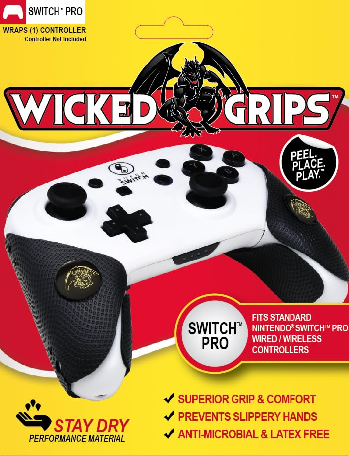 Wicked-Grips High Performance Controller Grips for Nintendo Switch ...