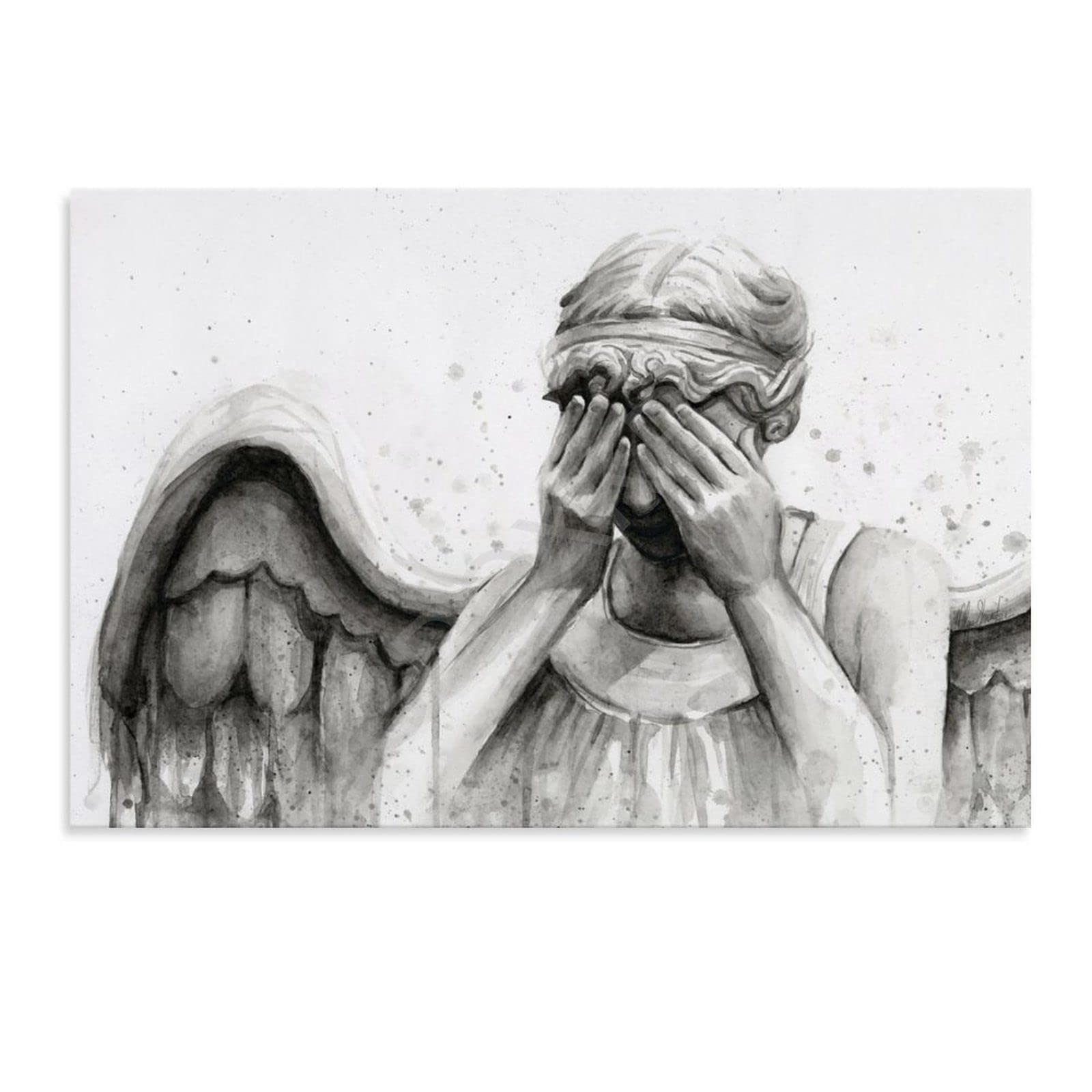 Weeping Angel Painting