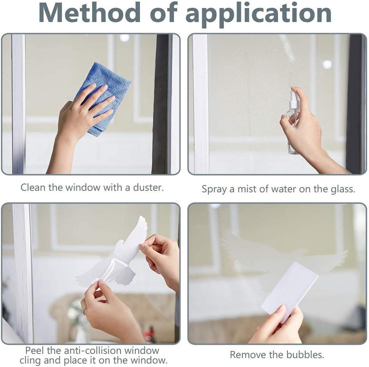 Snapklik.com : FAQUSA Anti Collision Window Sticker For Bird Strikes ...