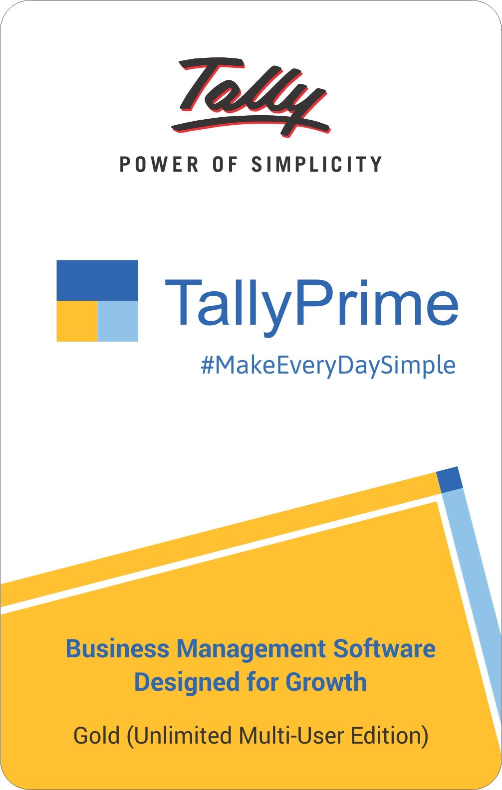Tally Solutions Prime Gst Ready (Multi User - Perpetual). One Software ...