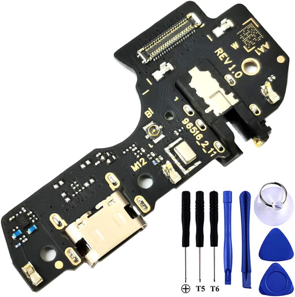 Amazon.com: Galaxy A03S A037U USB Charging Port Flex Cable Replacement SM-A037U Type-C Charger ...