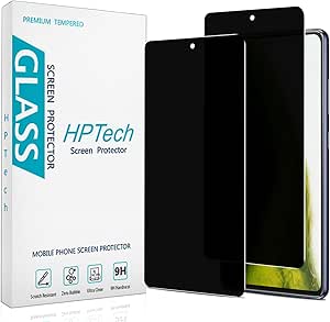 Amazon.com: HPTech 2 Pack Privacy Screen Protector Designed for Samsung Galaxy S20 FE, A53, A52 ...