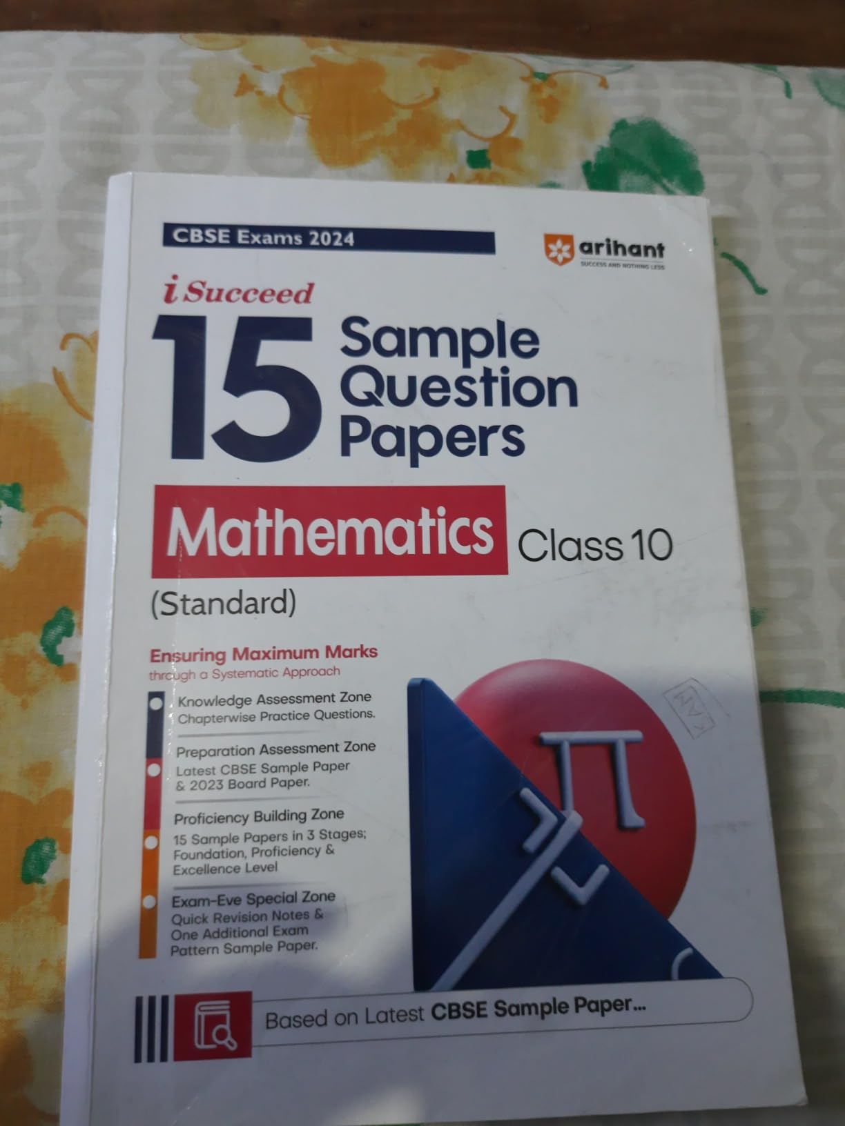 Arihant CBSE Exams 2024 I-Succeed 15 Sample Question Papers Mathematics ...