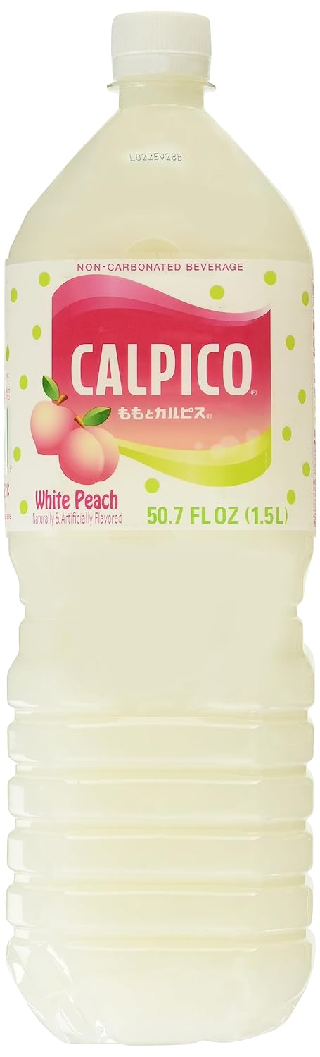 Amazon.com : Calpico Soft Drink White Peach, 50.7 fz : Grocery ...
