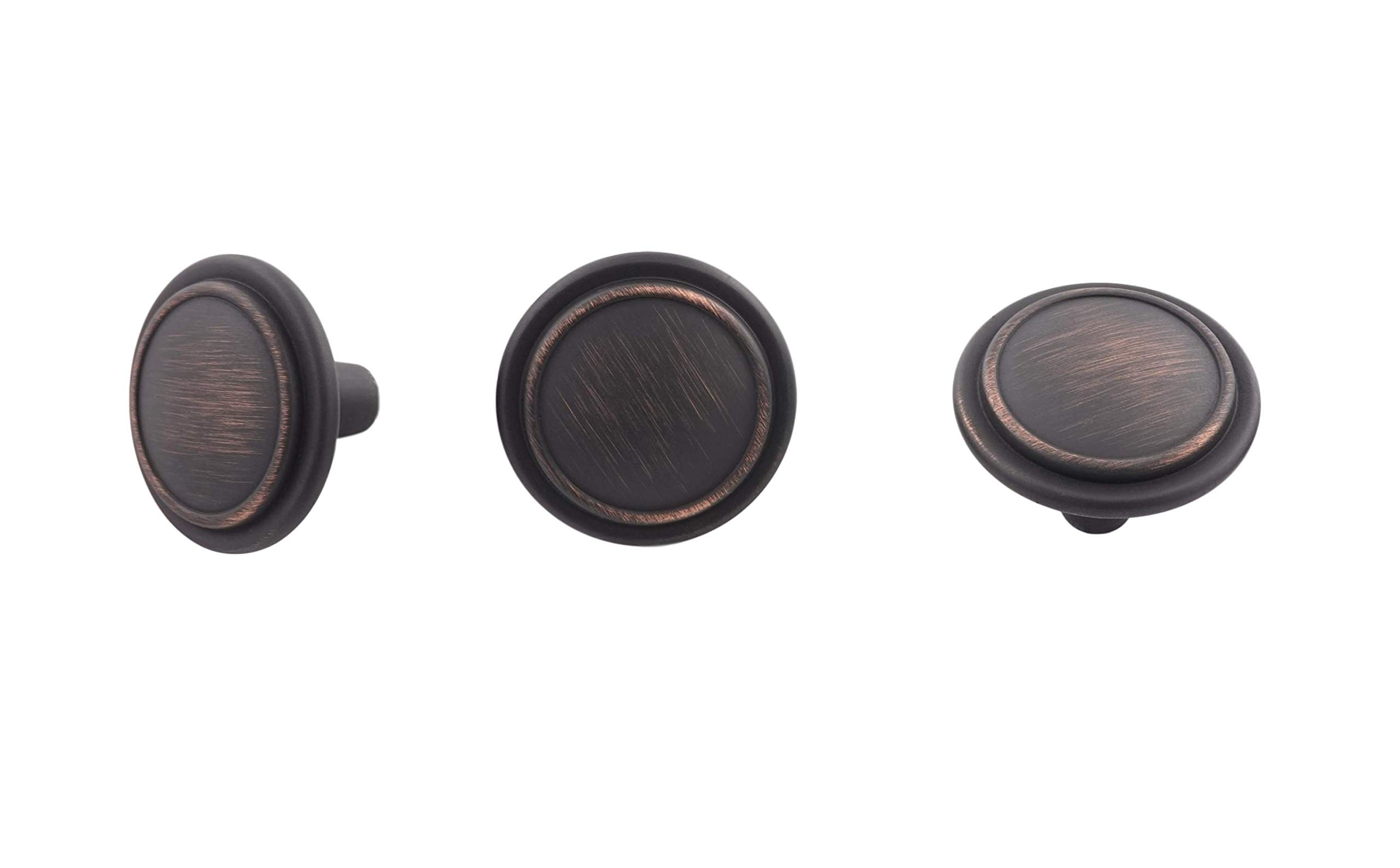 HESTIA HARDWARE 25 Pack Round Cabinet Hardware Drawer Knobs for Dresser ...