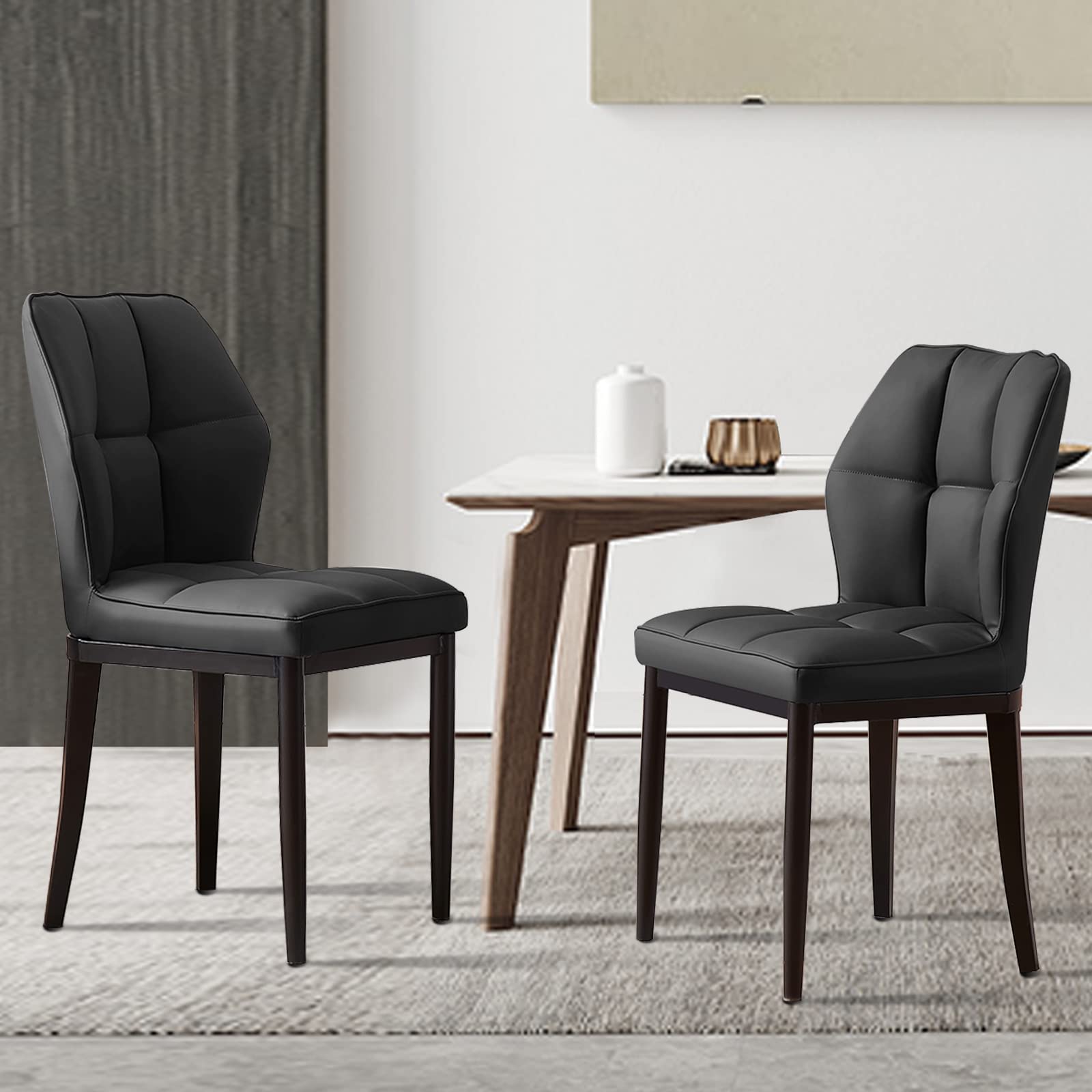 Dining Chairs Set of 2 Mid Century Modern Kitchen Chairs Sillas de ...