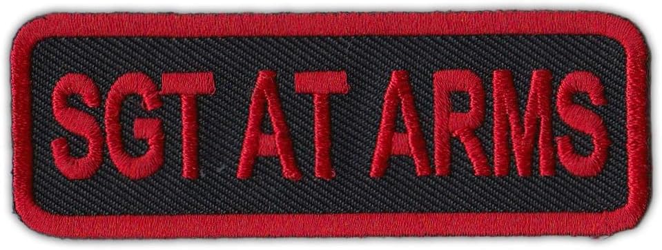 Amazon.com: Patch (Sew On) - SGT at Arms (Sergeant) - Rank, Position ...