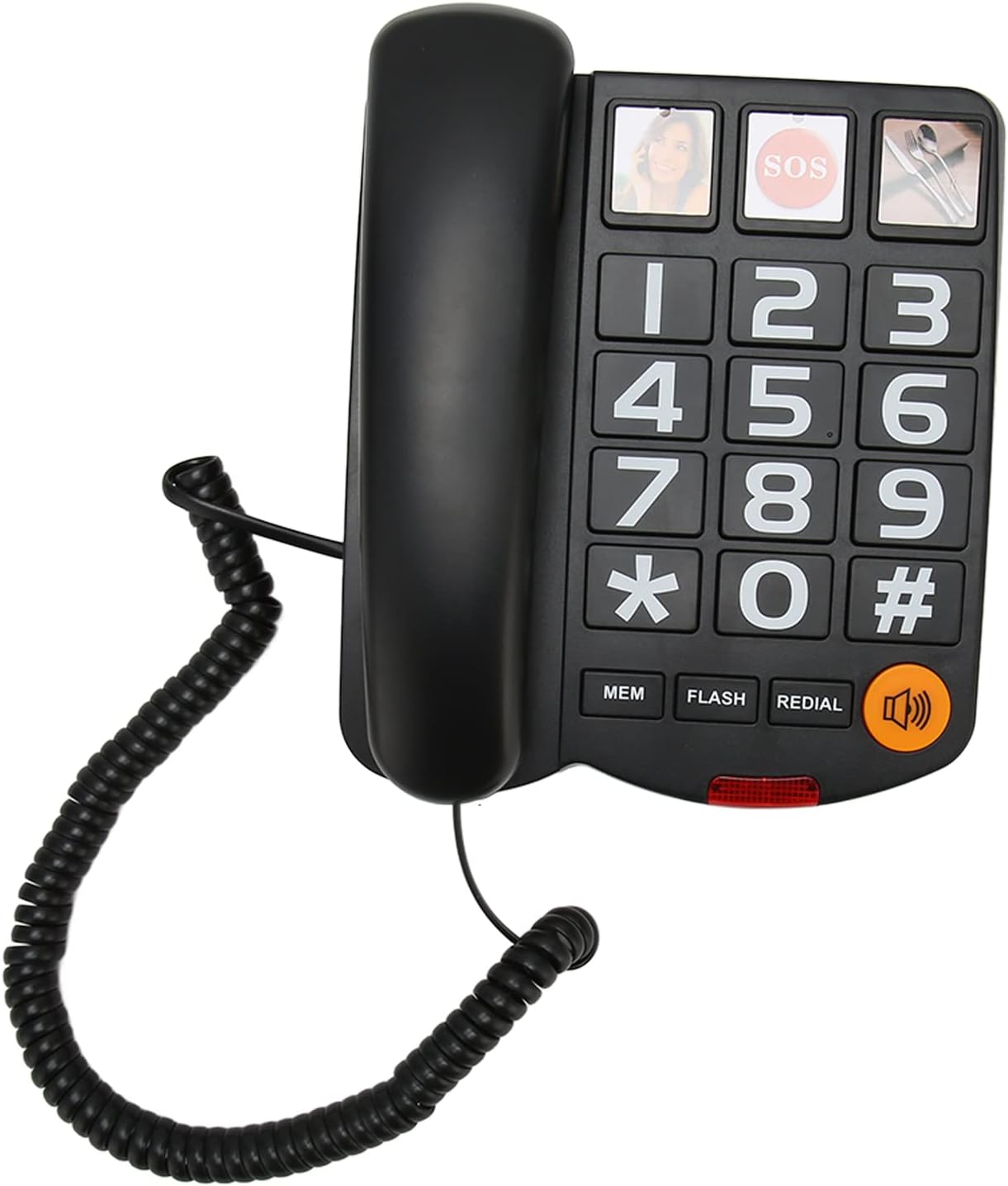 Doro PhoneEasy 331ph Téléphone Fixe pour Seniors avec GrandesTouches ...