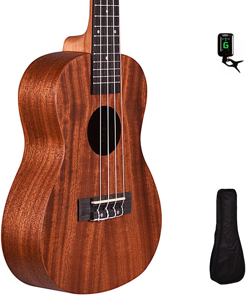Amazon.com: Kadence Concert Ukulele - Mahogany Wooden Ukulele for ...