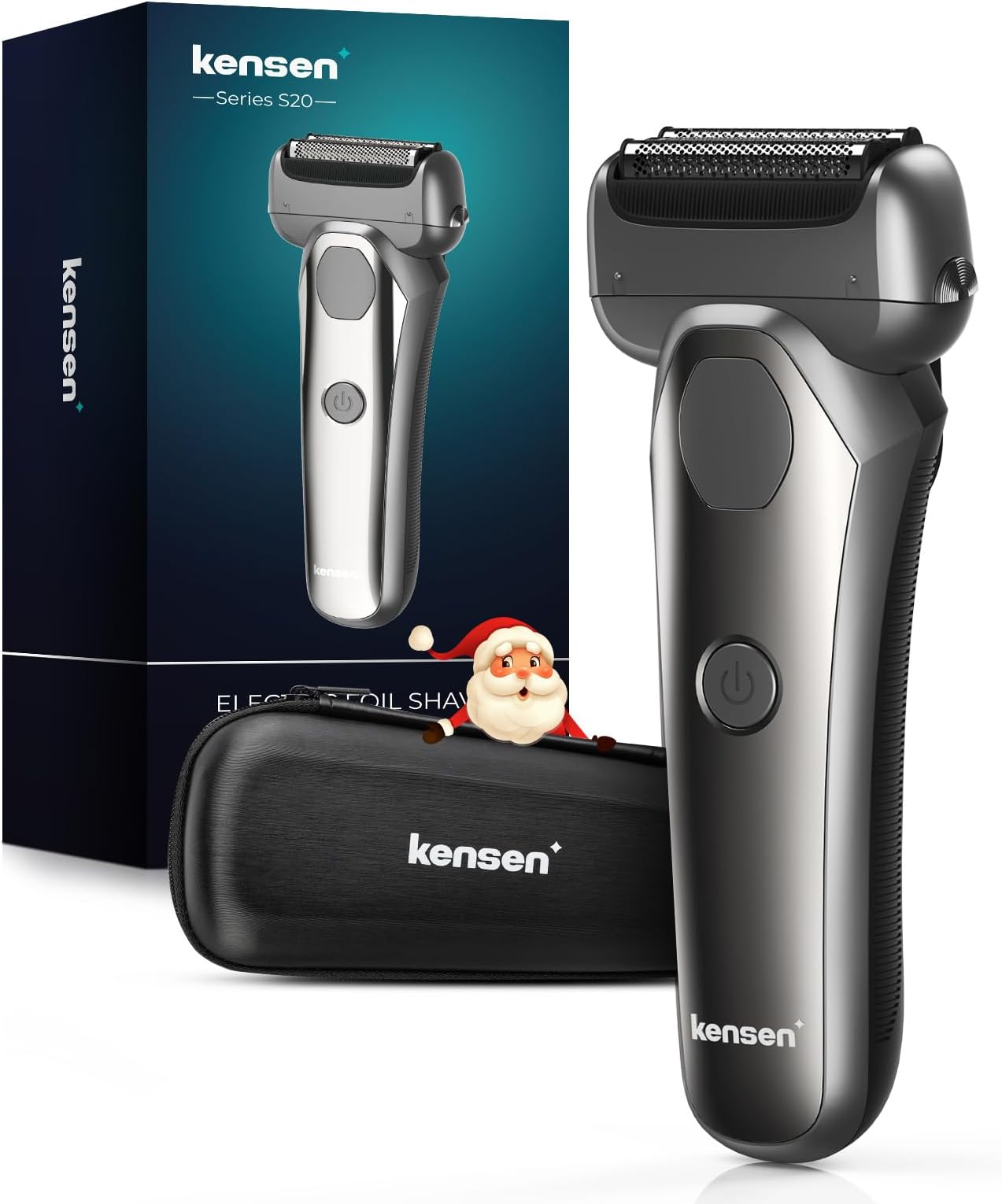 Amazon.com: Kensen Electric Razor for Men - Double Speed Foil Wet/Dry ...