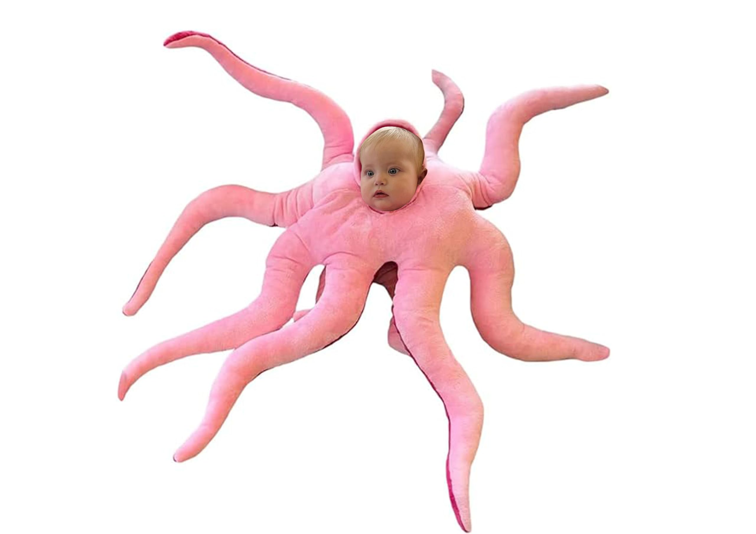 Amazon.com: Giant Wearable Octopus Baby Plush Doll Costume,Baby Octopus ...