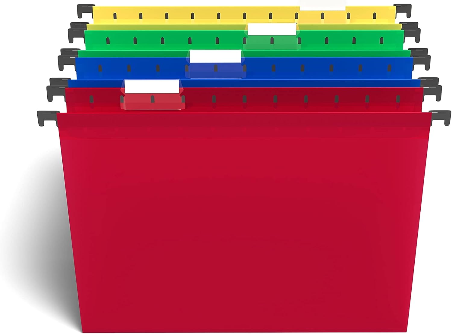 Amazon.com : Staples Hanging File Folders, 5-Tab, Letter Size, Assorted ...