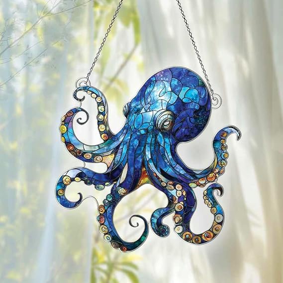 Amazon.com: Octopus Ornaments Decor for Christmas Tree - Octopus Gifts ...