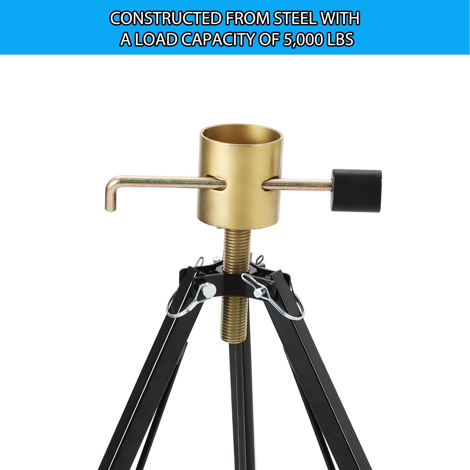 Snapklik.com : 5th Wheel Tripod Stabilizer, 19"-55" Adjustable Height ...