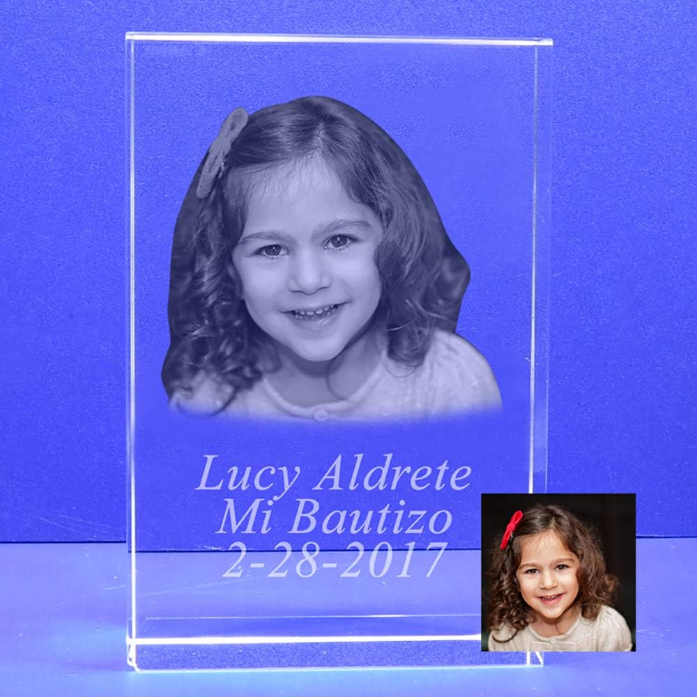 Amazon.com: Personalize Custom Photo Laser Engraving for Wedding ...