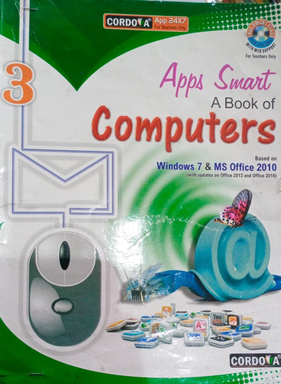 Apps Smart A Book Of Computers Class 3 (Second Hand & Used Book) (S ...