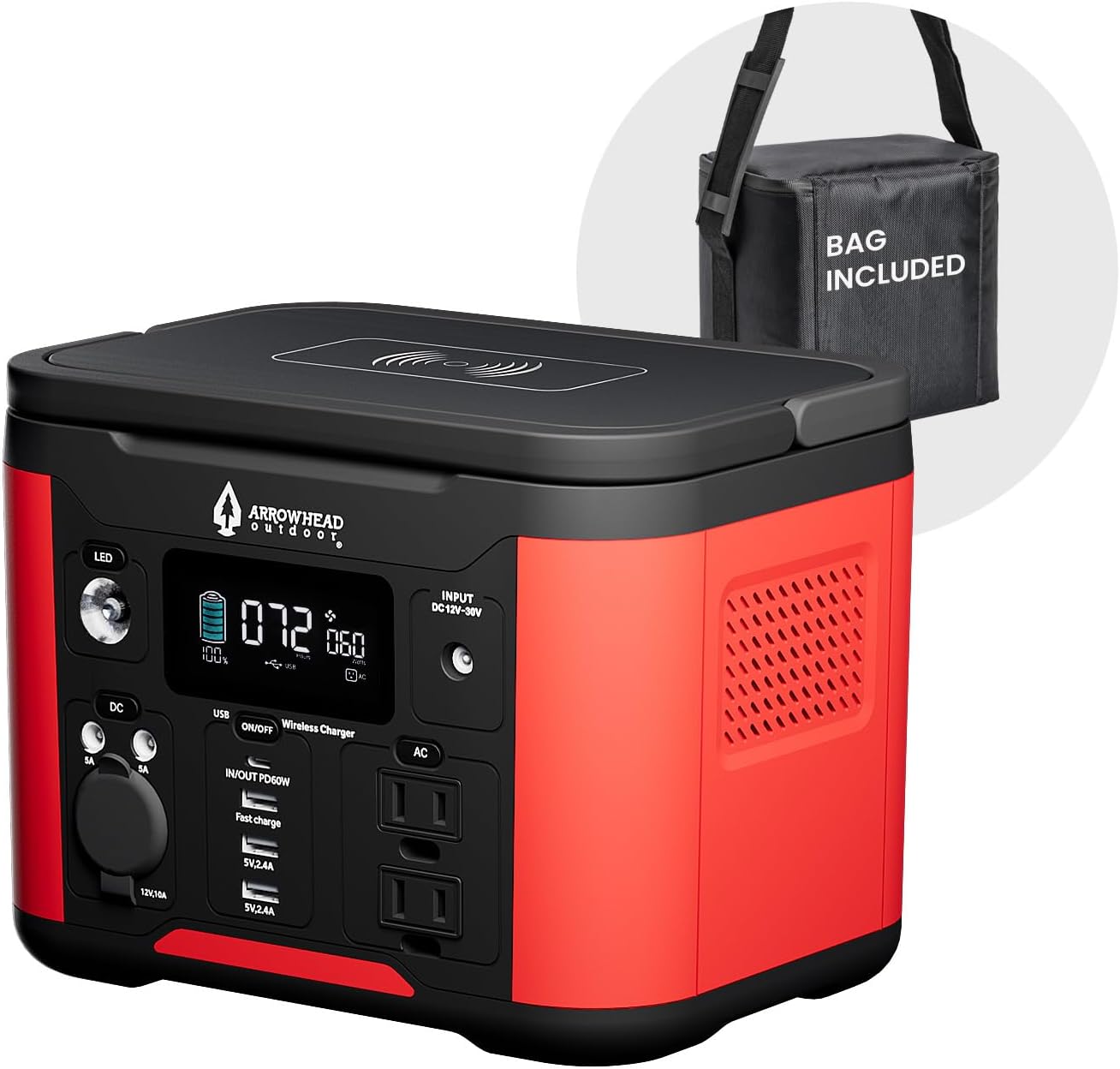 Amazon.com: ARROWHEAD OUTDOOR Estación de energía portátil de 296 W ...