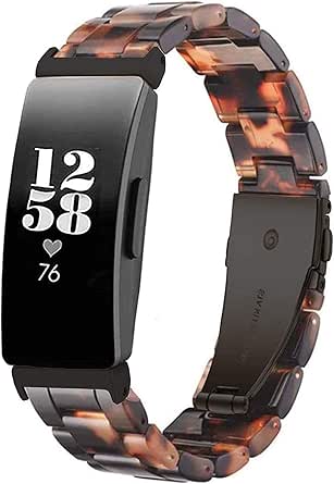 Ayeger Resin Band Compatible with Fitbit Inspire 2/Inspire HR/Inspire ...