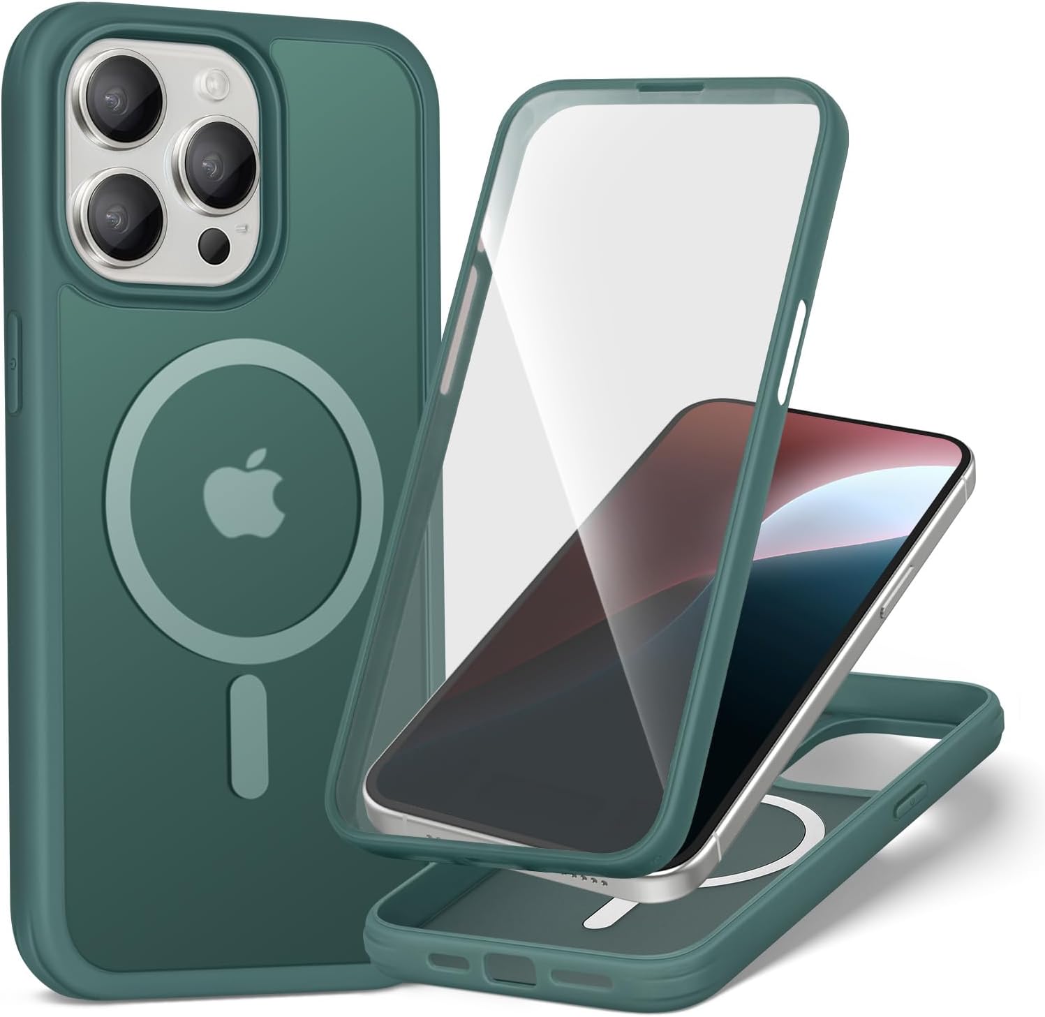 Amazon.com: sheheme Strong Magnetic Clear for iPhone 15 Pro Max Case ...