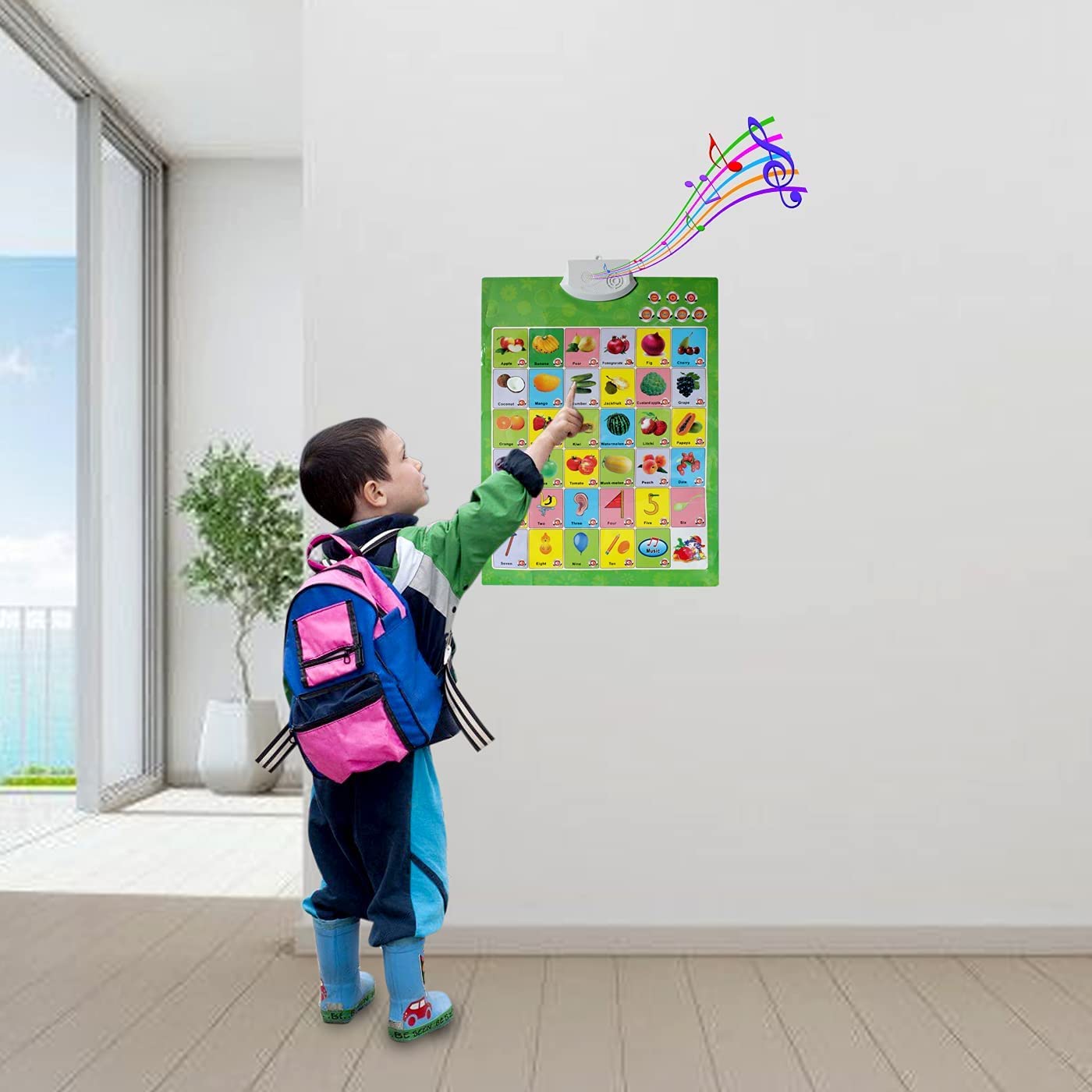 Buy DD Retails Interactive Sound Fruit Wall Chart // Early Learning ...