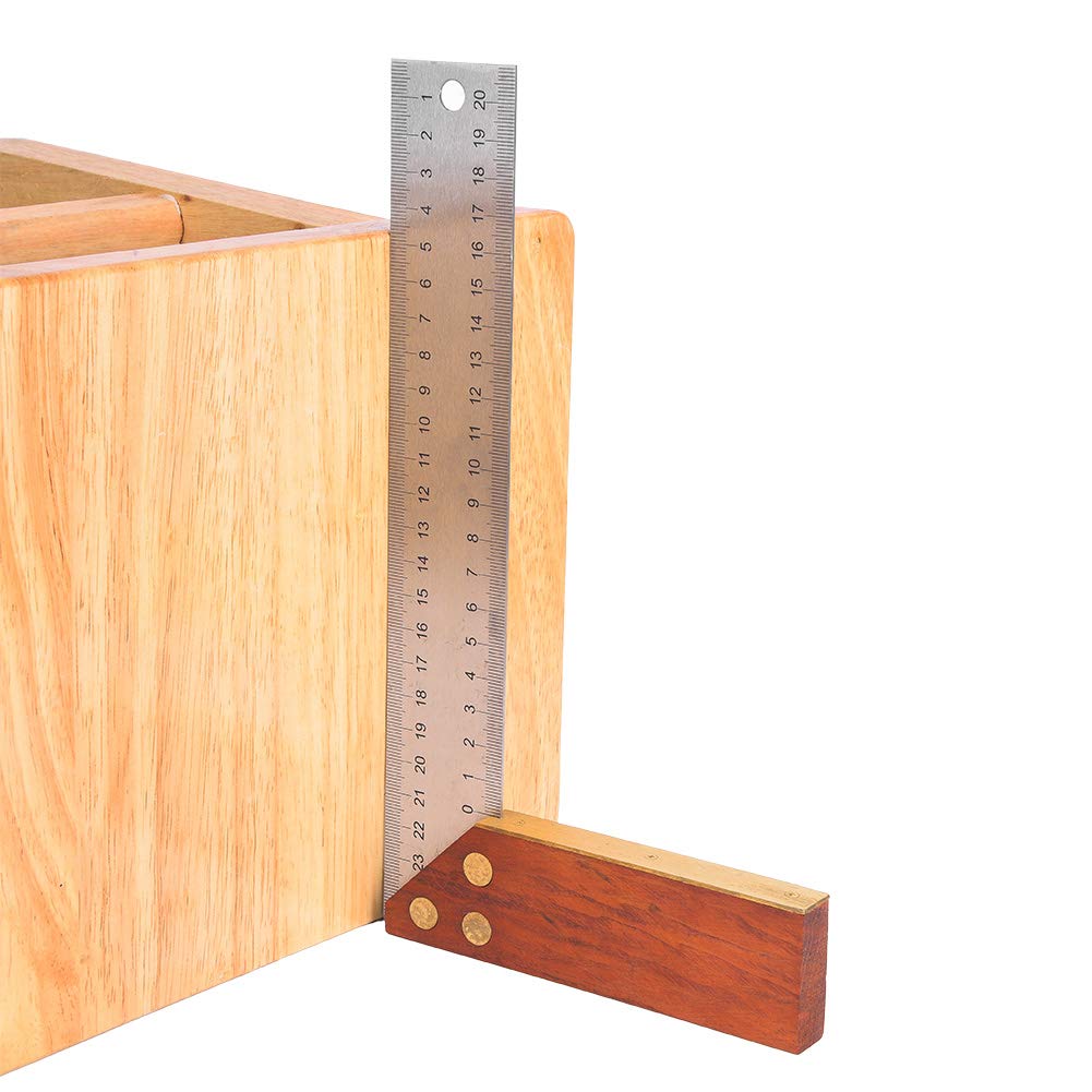 Try Square with Hardwood Handle 250mm - Stainless Steel Mitre Square 90 ...