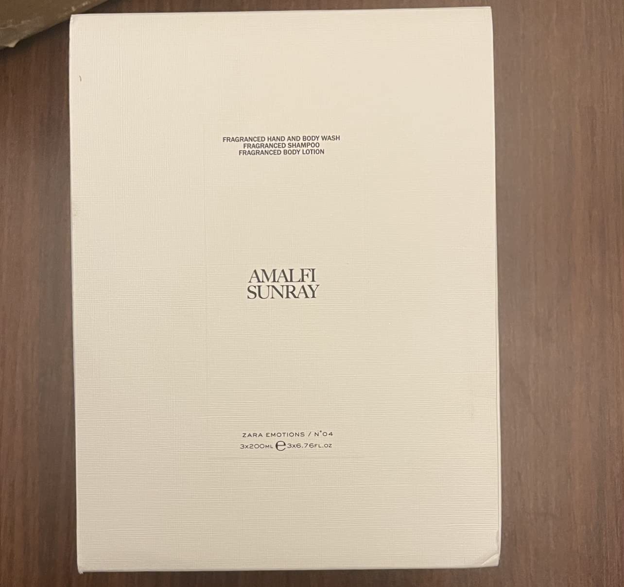 Amazon.com : Zara AMALFI SUNRAY SET 600 ML (20.3 FL. OZ) FRAGRANED HAND ...