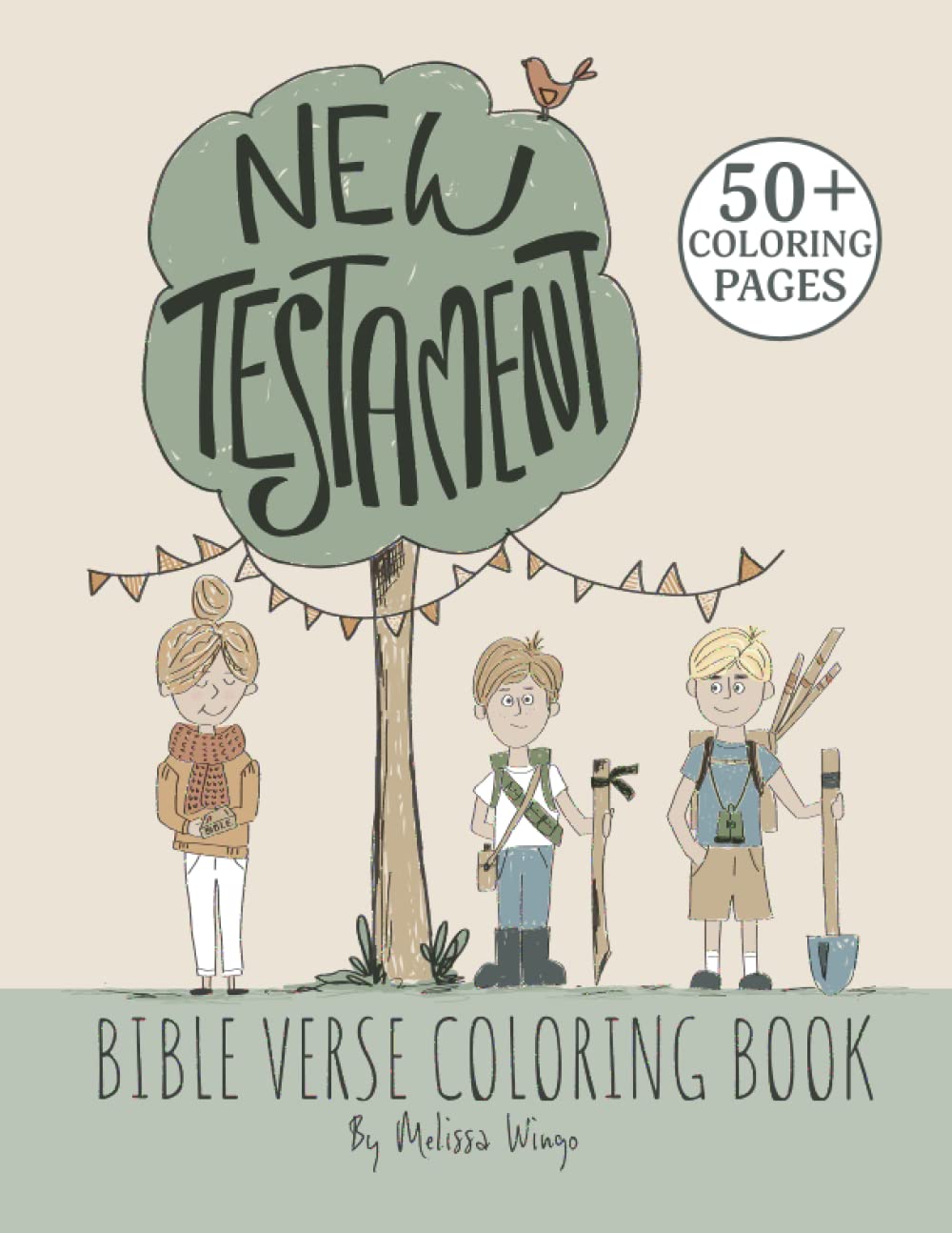 New Testament Bible Verse Coloring Book: Memory Verse Coloring Pages ...