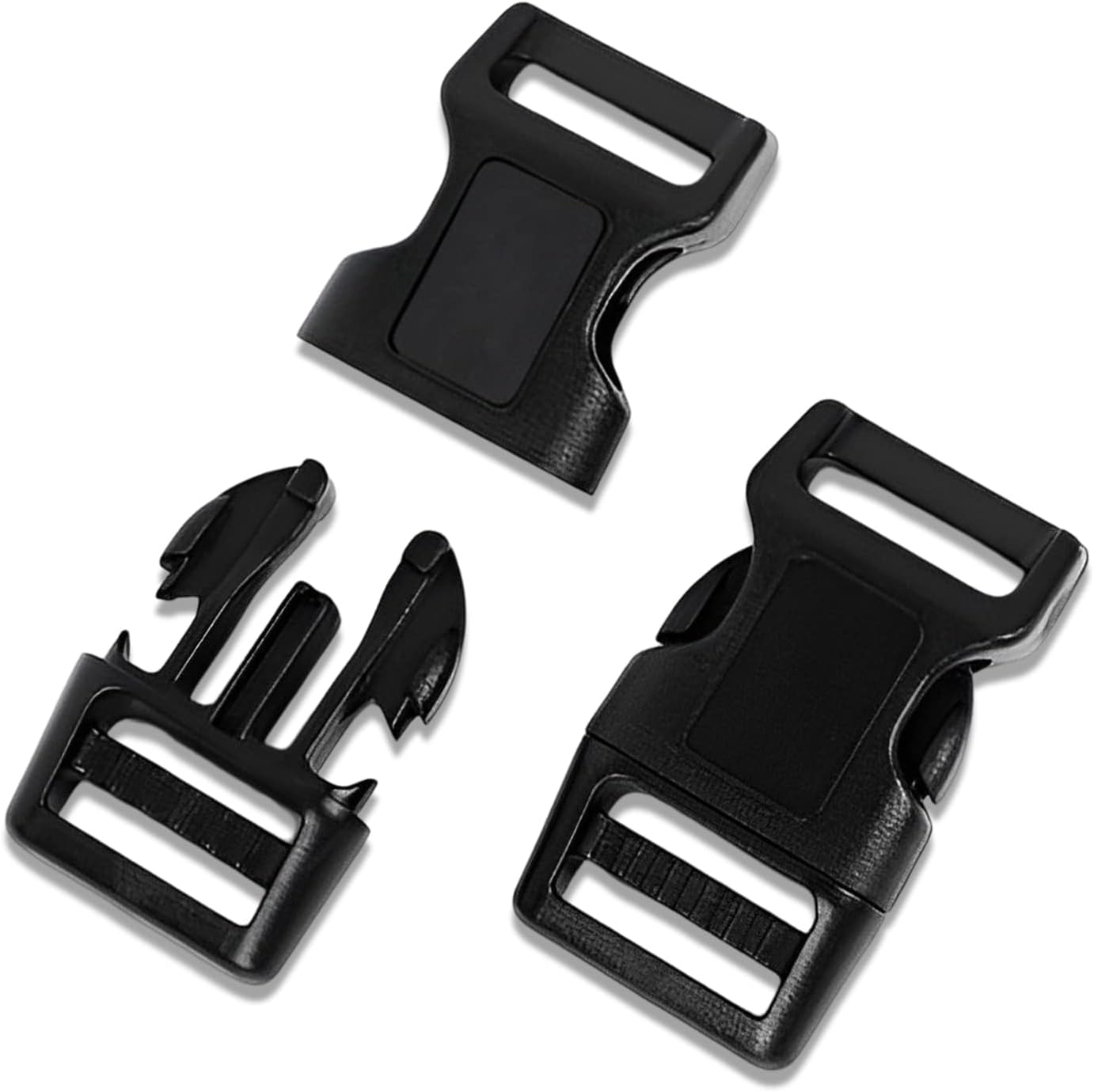 Amazon.com: Joyzol Plastic Curved Buckle, 50 Pack Quick Release Buckle ...