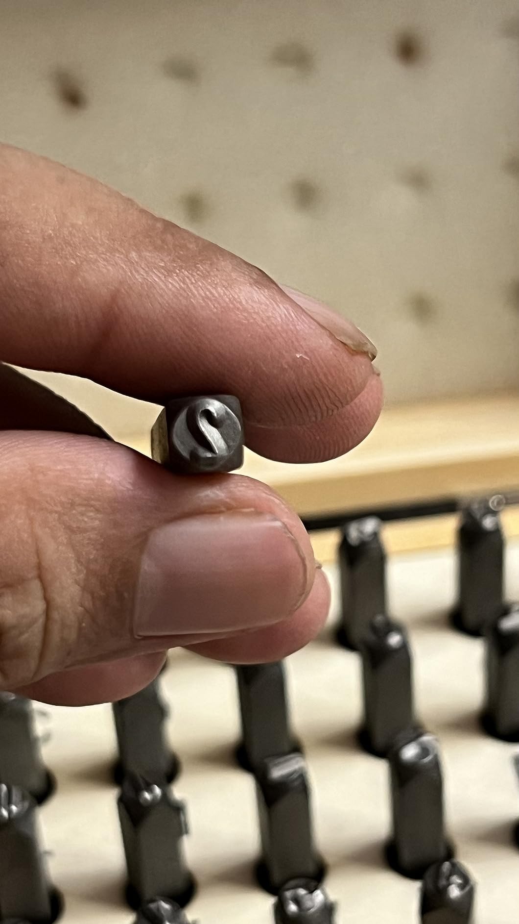 Amazon Basics Metal Alphabet And Number Stamp Kit Tools Set With Wood ...