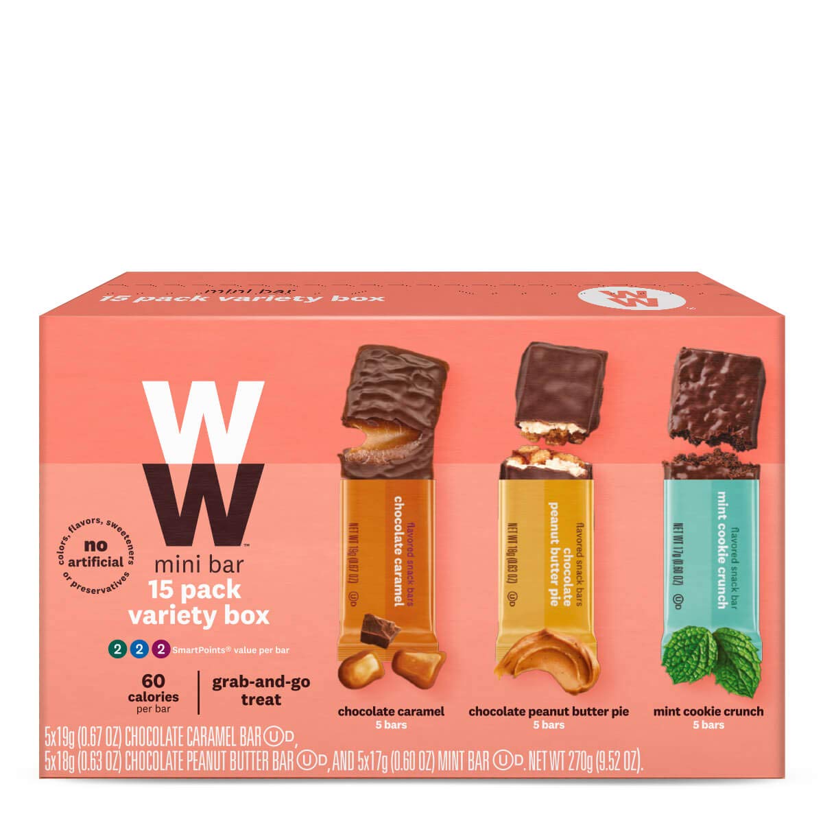 Amazon.com : Weight Watchers Mini Bar Variety Pack : Health & Household