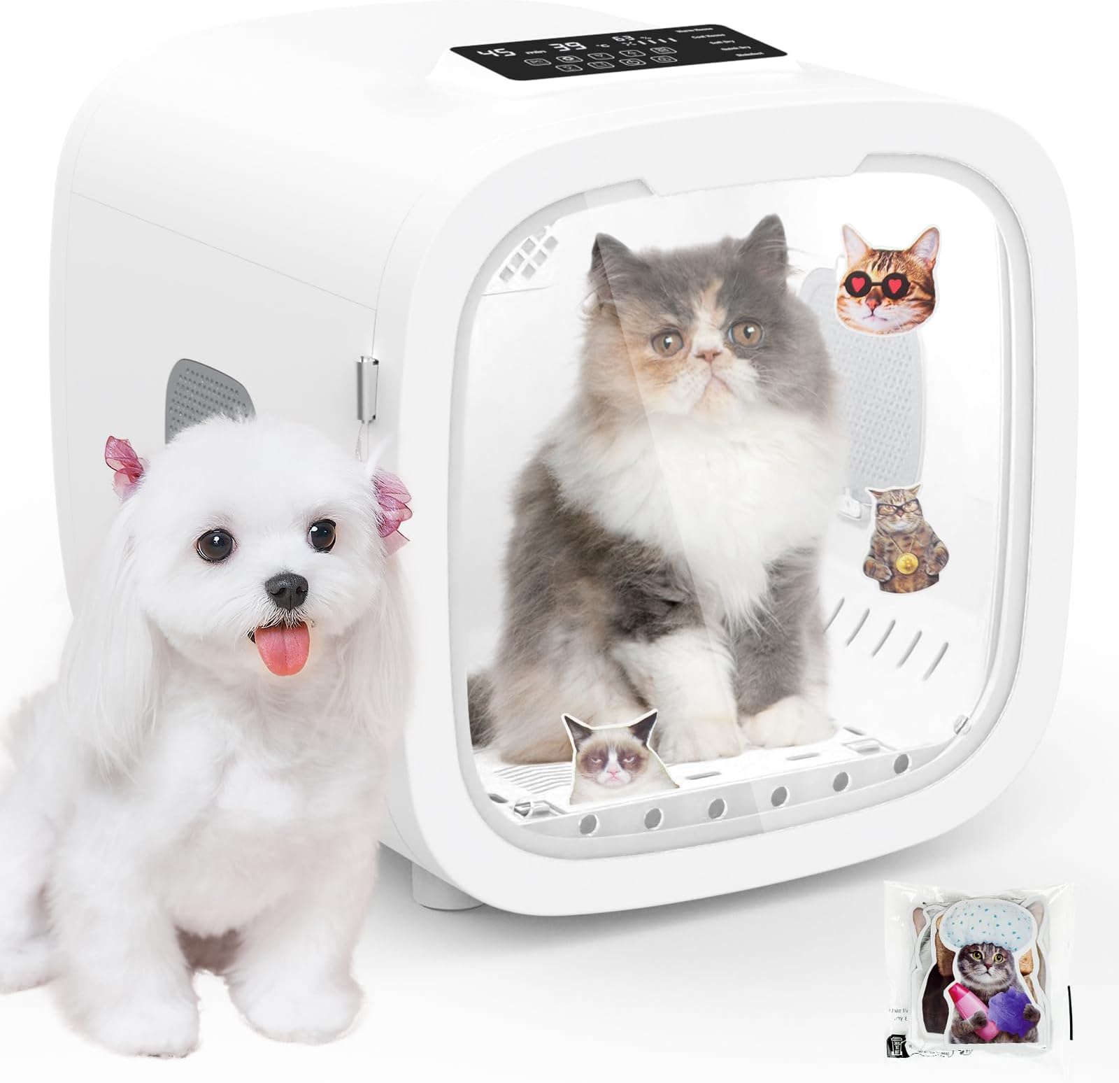 Amazon.com: Cat Dryer Box, Ultra Quiet Automatic Pet Dryer for Small ...