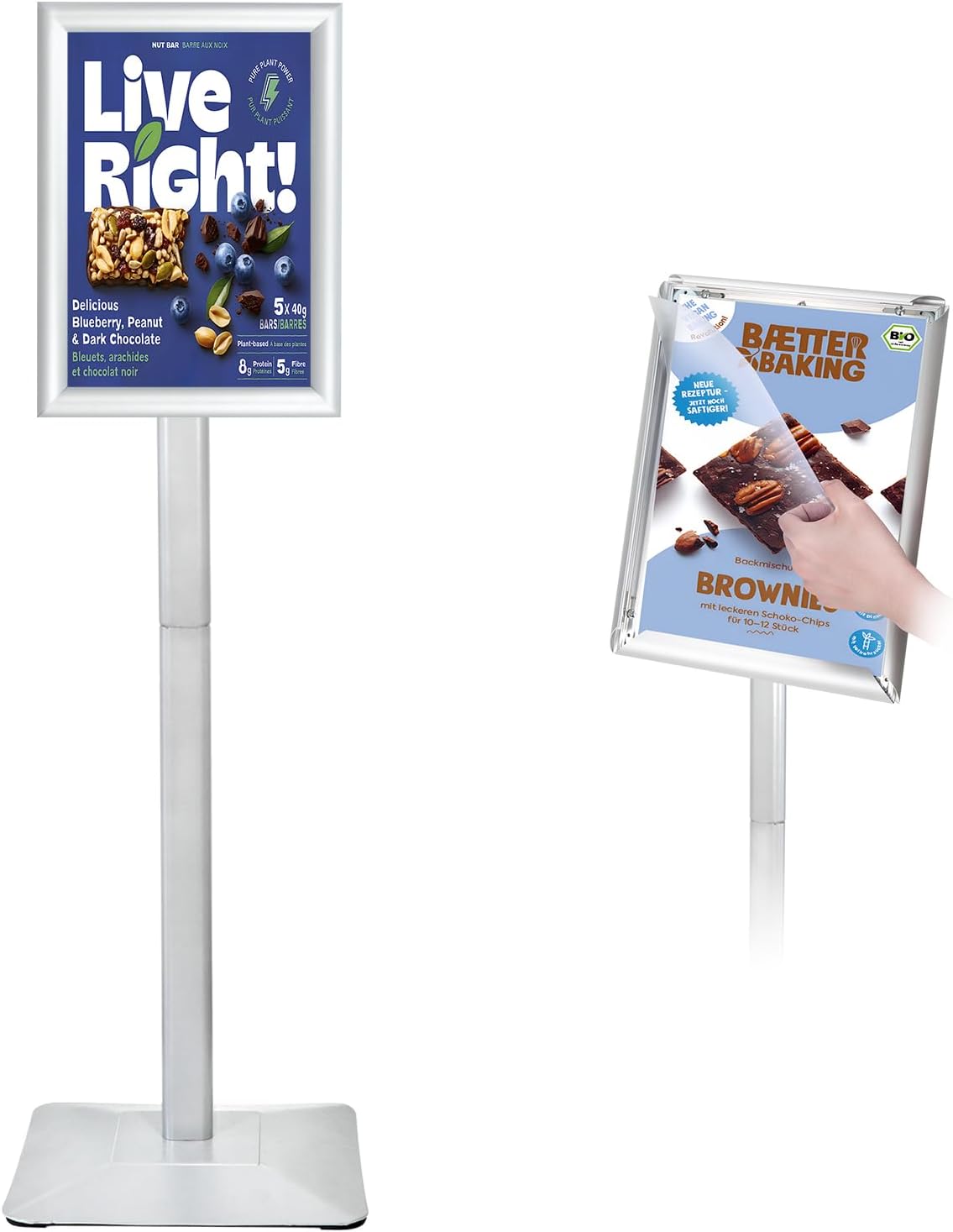Amazon.com : INNOVSIGN Heavy Duty Adjustable Pedestal Poster Sign Stand ...