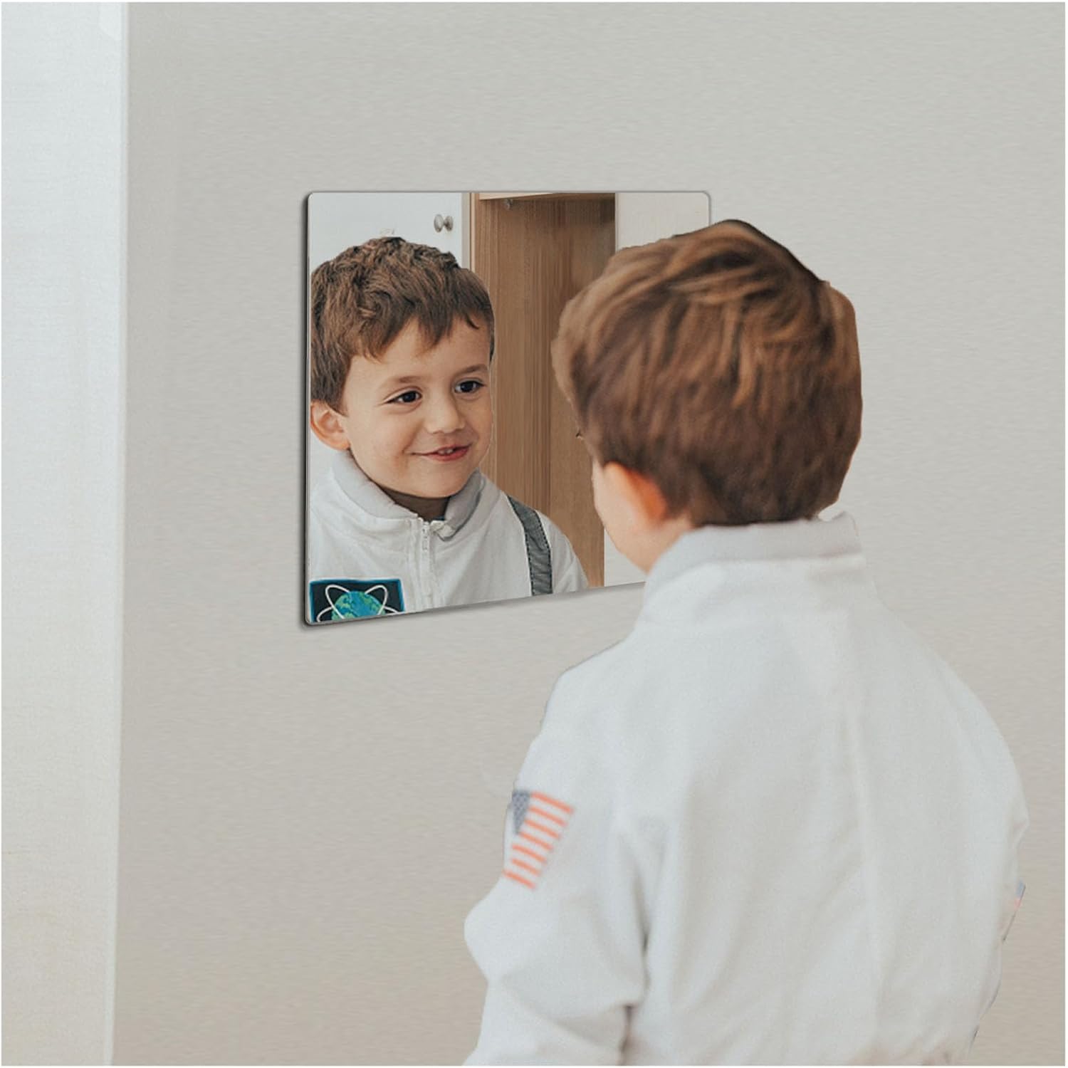 Amazon.com: Quegau Kids Shatterproof Acrylic Mirror Tiles (8''x8''x ...