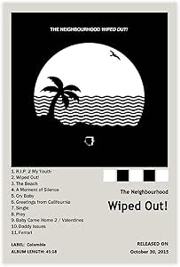 The Neighbourhood Wiped Out Music Poster Canvas Poster Wall Art Decor ...