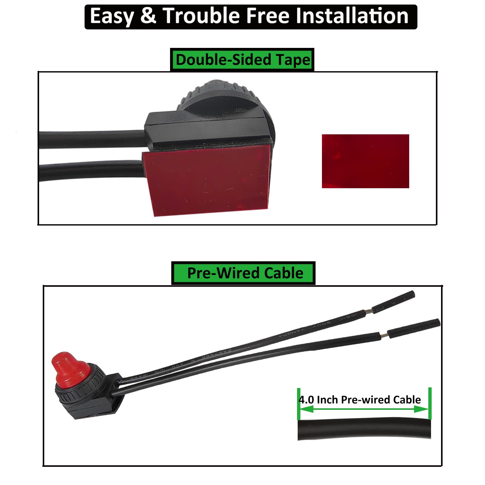 Snapklik.com : Normally Closed NC Mini Push Button Switch, 12V 24V ...