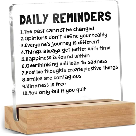Amazon.com: Daily Reminder Inspirational Gifts for Women, Motivational ...