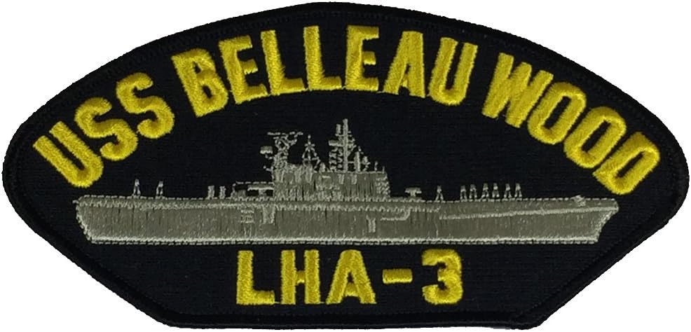 Amazon.com: USS BELLEAU Wood LHA-3 Patch - Multi-Colored - Veteran ...