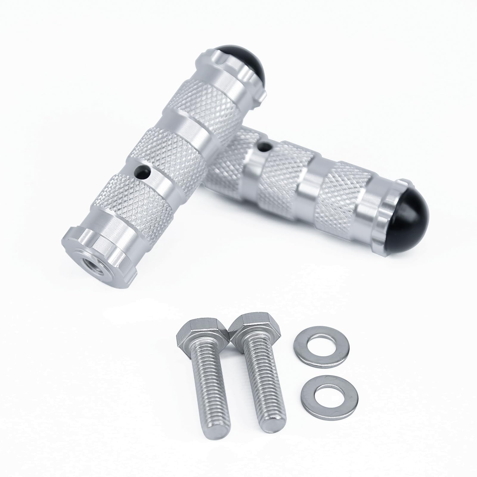 Amazon.com: PROCNC Universal Anti-slip 8mm Motorcycle Foot Pegs with ...