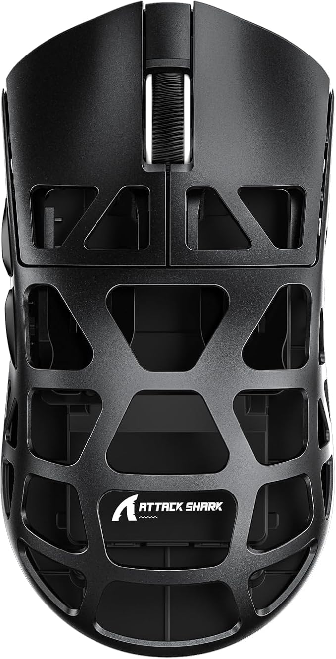 ATTACK SHARK R3 46g Superlight Magnesium Alloy Wireless Gaming Mouse ...