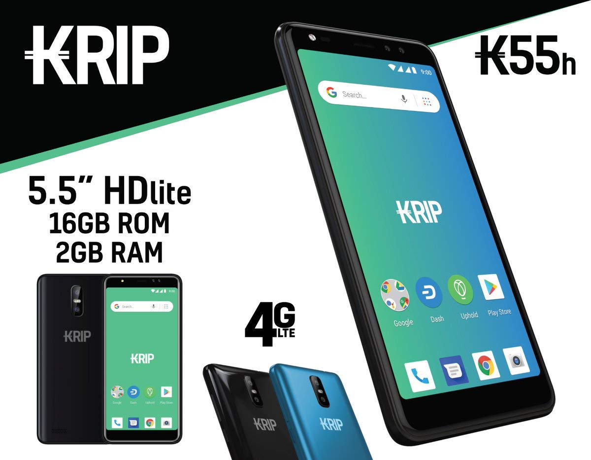 Amazon.com: Krip K55H 5.5" HDlite 4G LTE, 16GB ROM 2GB Ram, OS 9.0 Pie ...