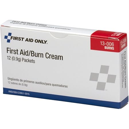 Amazon.com: First Aid Only 13-006 First Aid/Burn Cream Packet (Box of ...