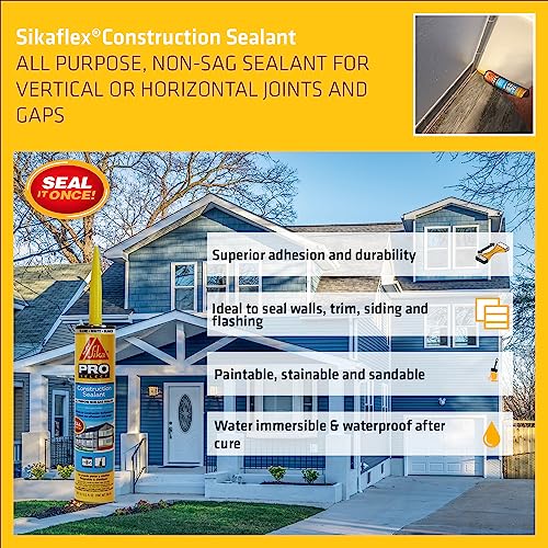 Snapklik.com : Sikaflex Construction Sealant, Limestone Color, All ...
