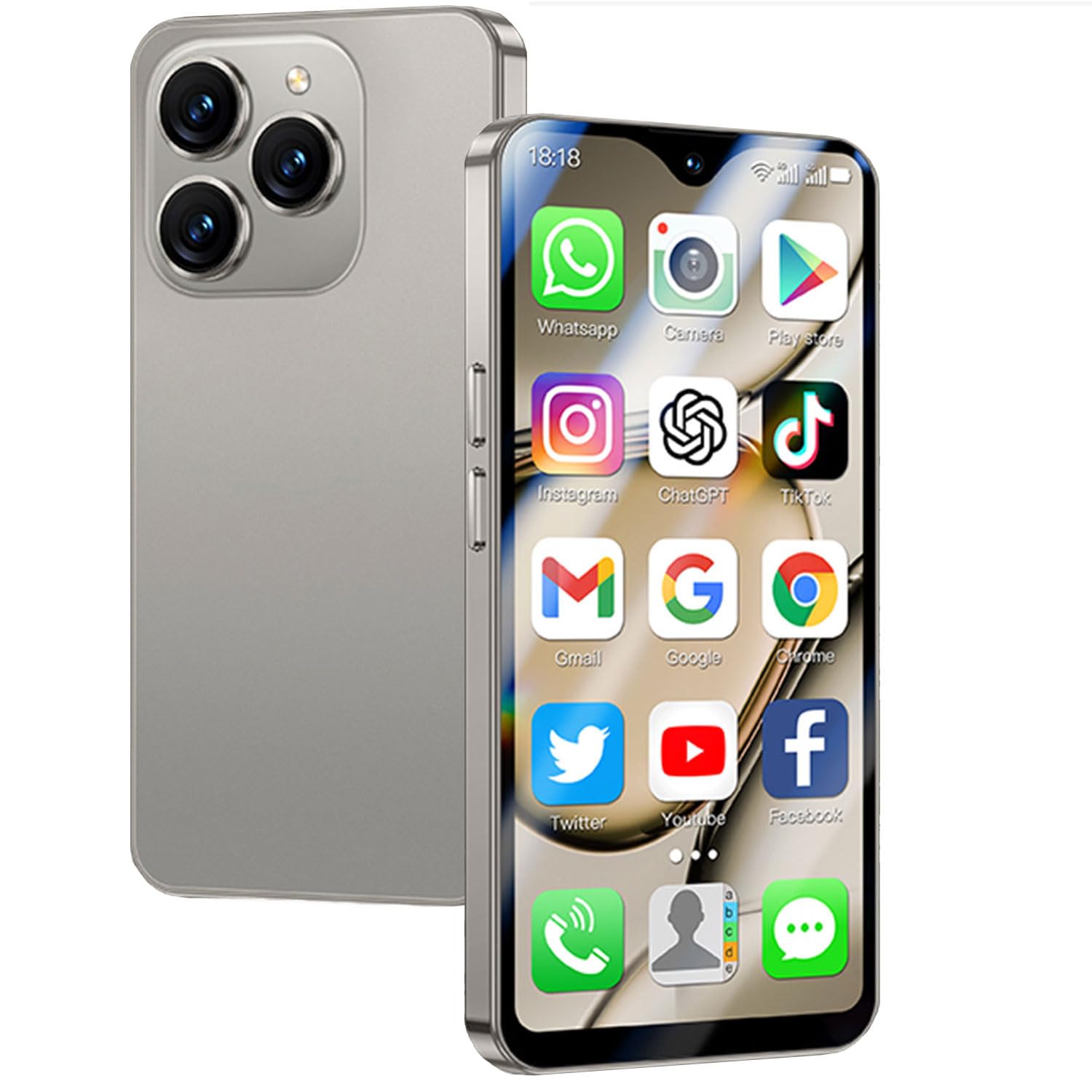 Hipipooo mini smartphone unlocked 4G mini phone 4.3 inches, 4G dual SIM ...