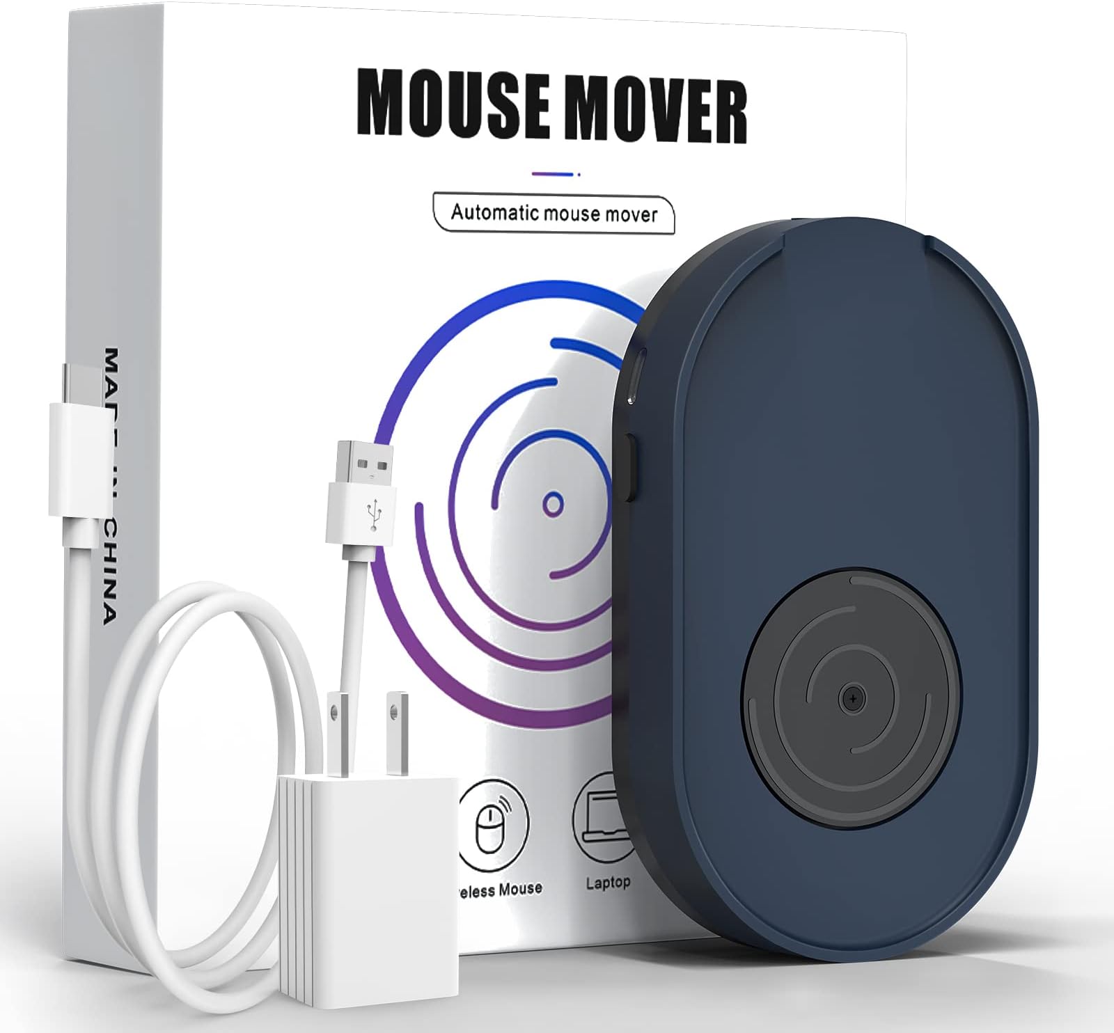 VAYDEER Ultra Slim Mouse Mover with Adjustable Interval Timer ...