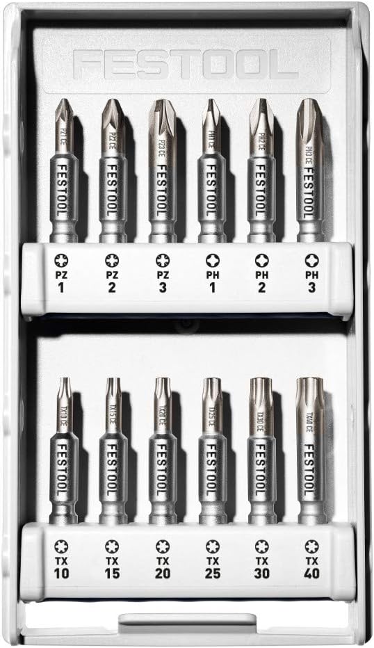 Festool Bit Assortment DB CE 50/12-Set 1 205089 - Amazon.com
