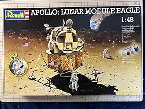 Amazon.com: Rebel Revell 1/48 Apollo Lunar Module Eagle : Arts, Crafts ...