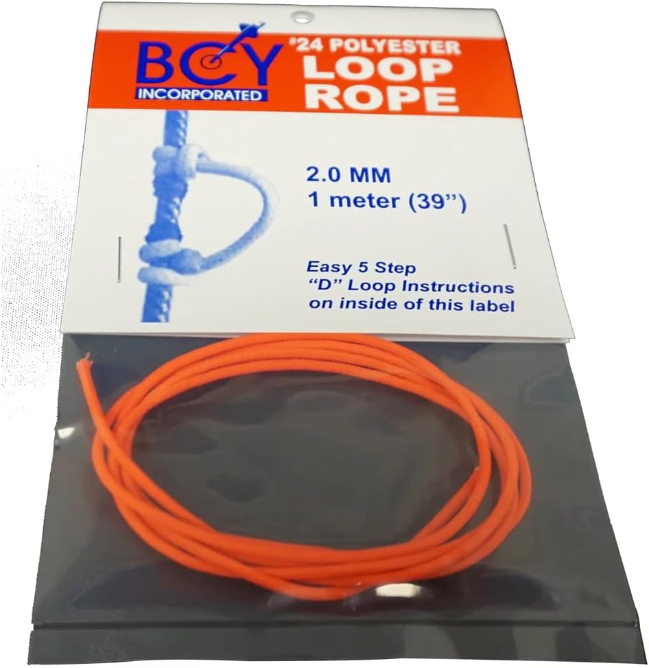 Amazon.com : BCY 24 D Loop Rope, Neon Orange, 1m : Sports & Outdoors
