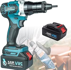 Cordless Rivet Gun, Heavy Duty Electric Automatic Rivet Nut Guns, Rivet ...